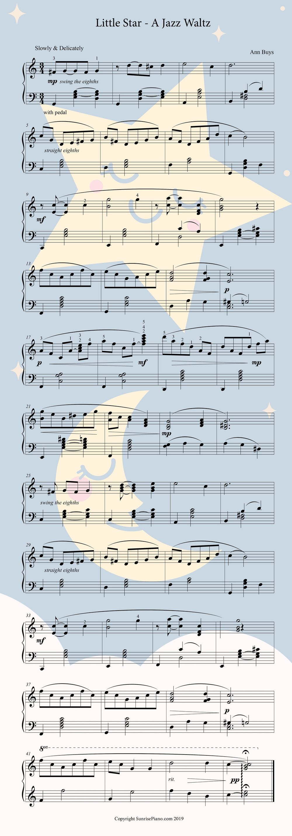 Little Star - Intermediate Piano Sheet Music